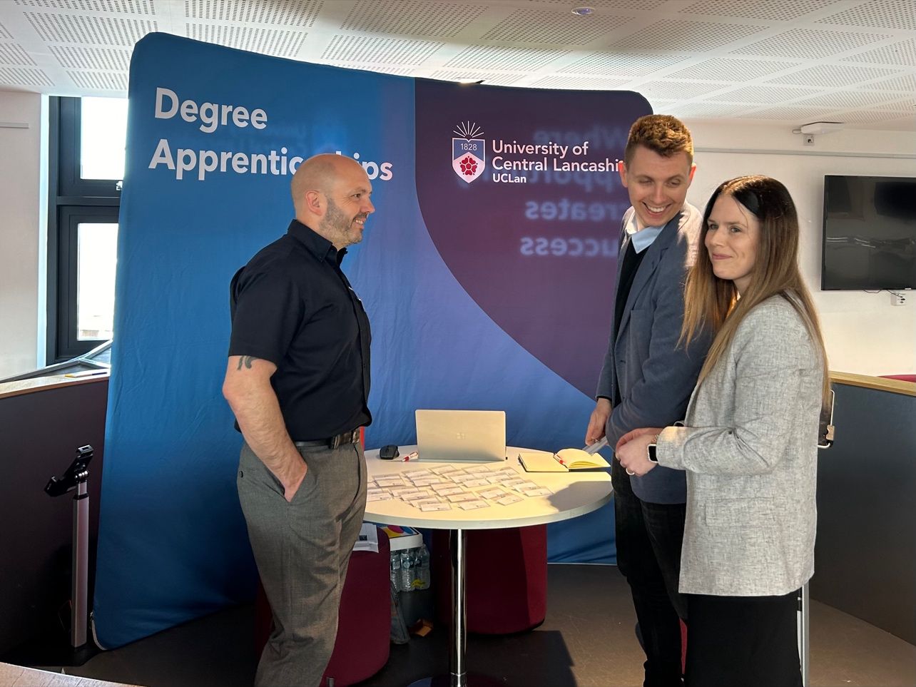 Altitude Services at UCLAN Spark degree apprenticeship event in Preston