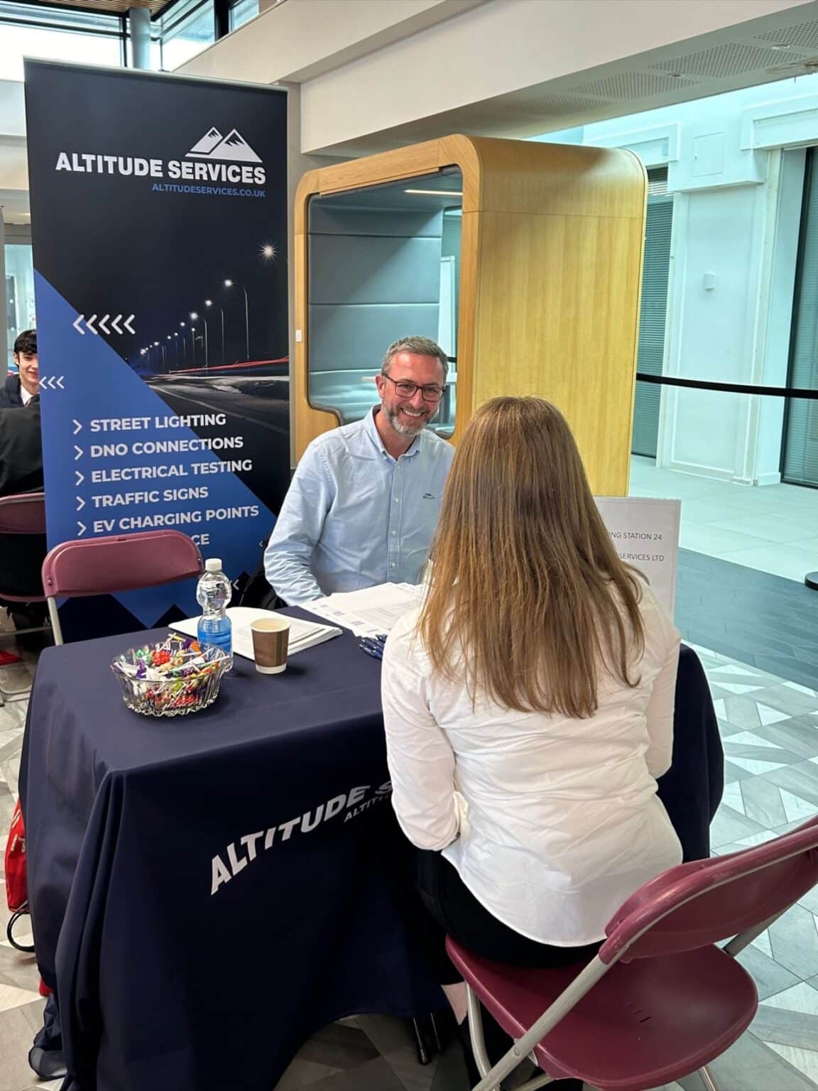 Altitude Services at UCLAN Spark degree apprenticeship event in Preston